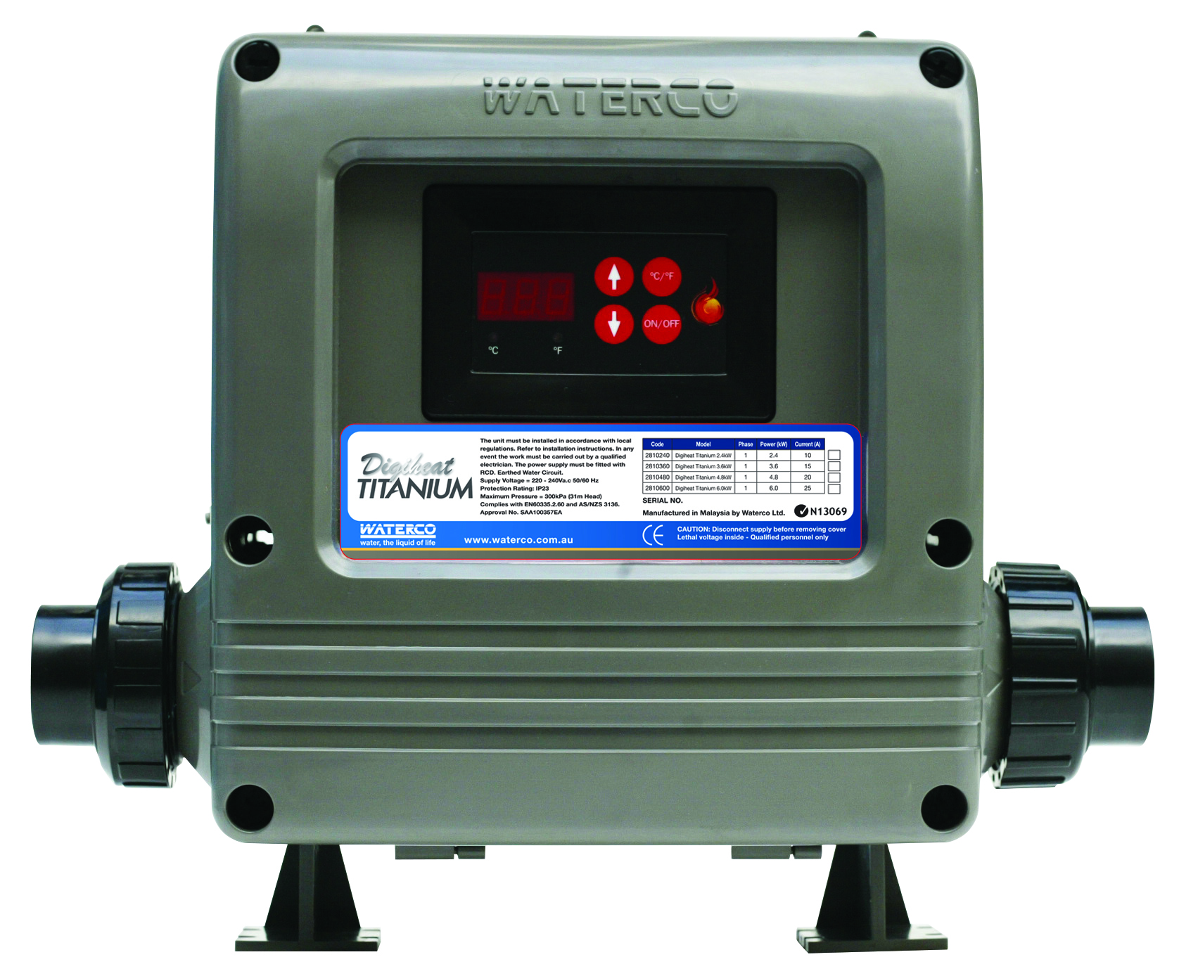 Digiheat Titanium - Waterco